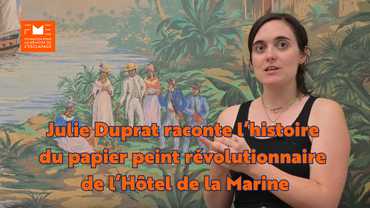 Julie Duprat raconte l'Histoire du papier peint de l'Hôtel de la Marine | Fondation pour la ...